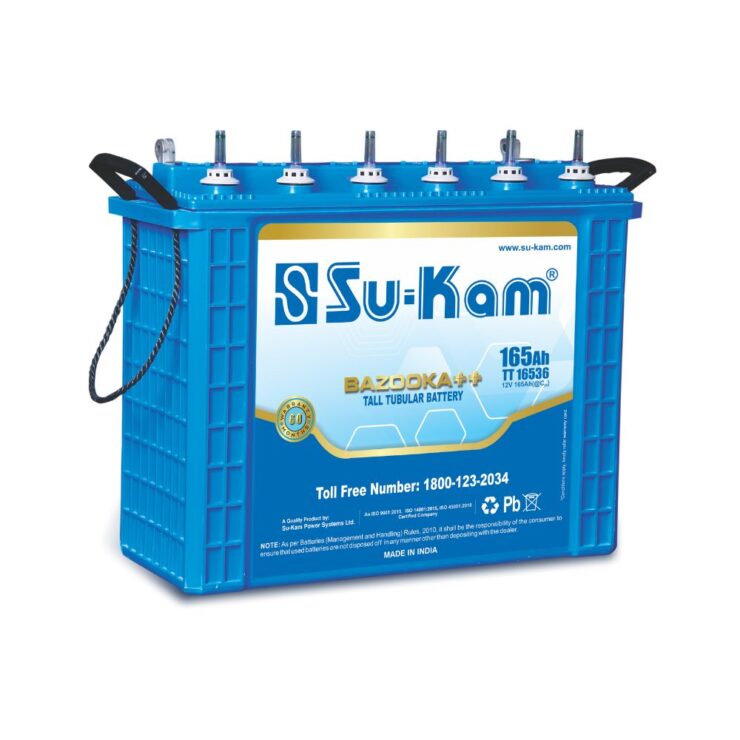 Bazooka Tall Tubular Battery - Su-Kam