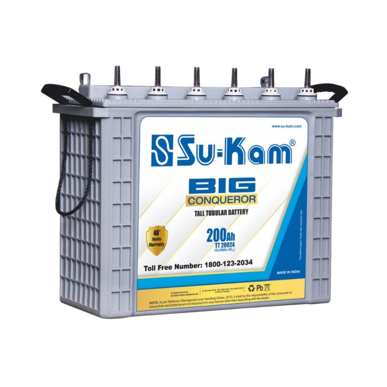Big Conqueror Tall Tubular Battery - Su-Kam