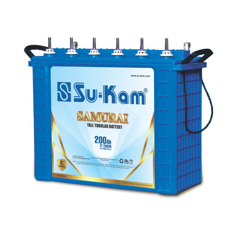 Samurai Tall Tubular Battery - Su-Kam