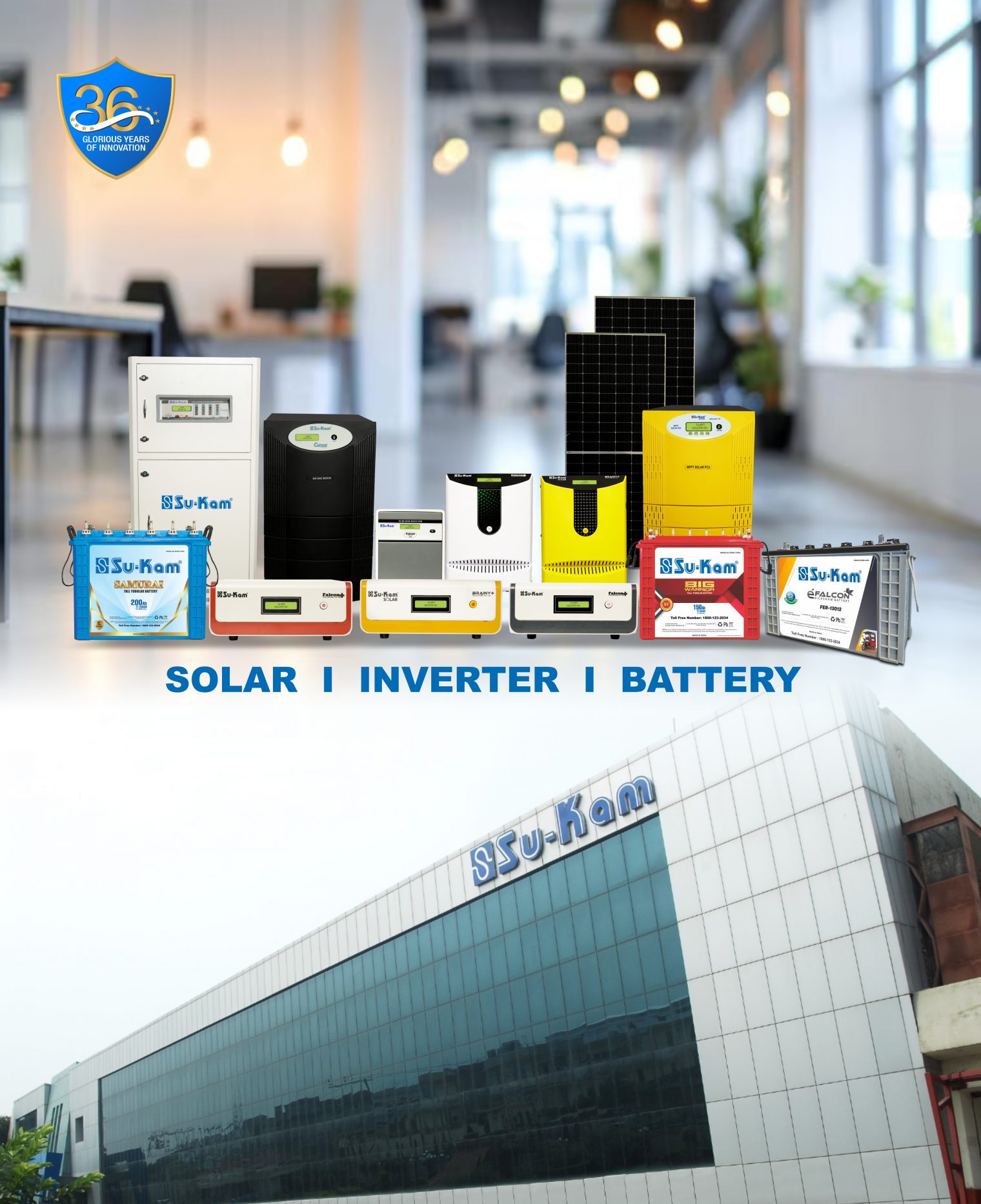 Best Inverter Battery & Solar Solutions | Su-Kam India